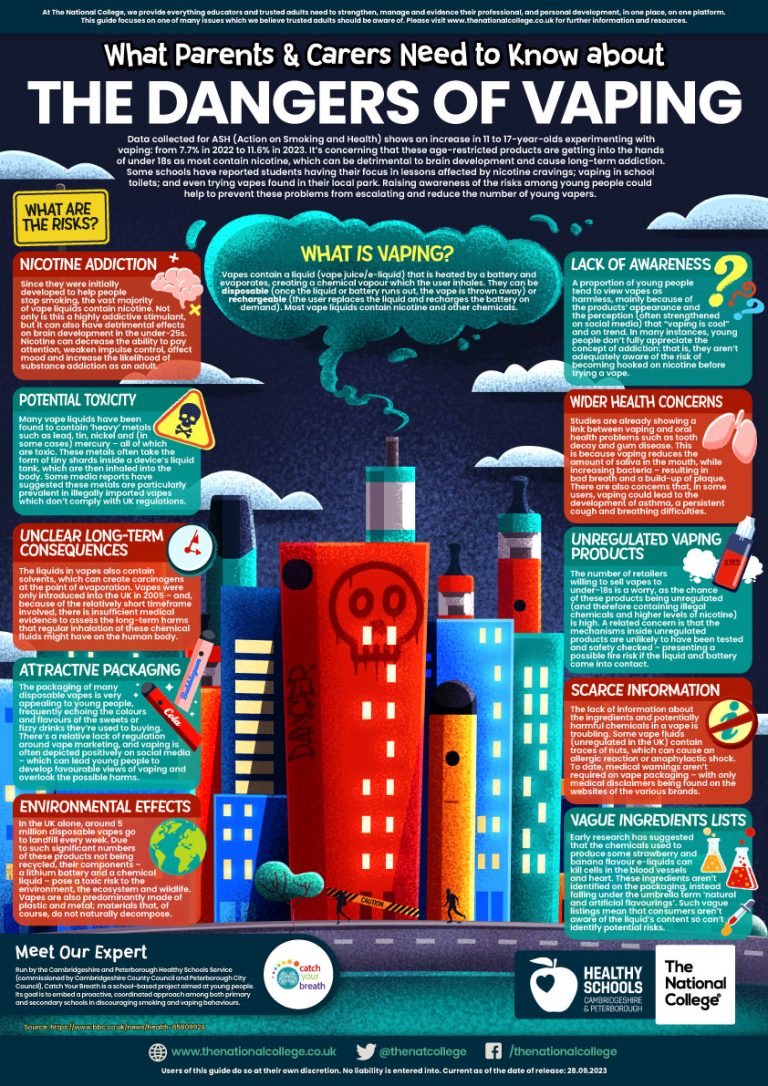 What Parents and Carers Need to Know About the Dangers of Vaping - Tayyibah